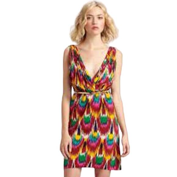 Alice + Olivia | Dresses | Alice Olivia Alameda Ikat Sheath Cage Back ...